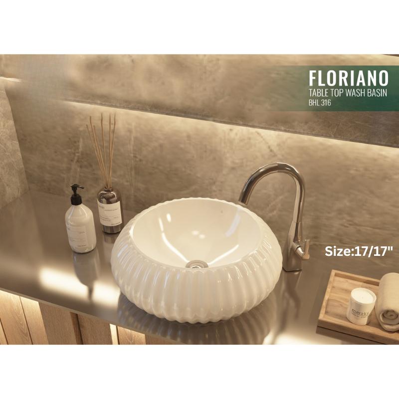 Table Top Wash Basin BHL-316 (16"/16" Round)
